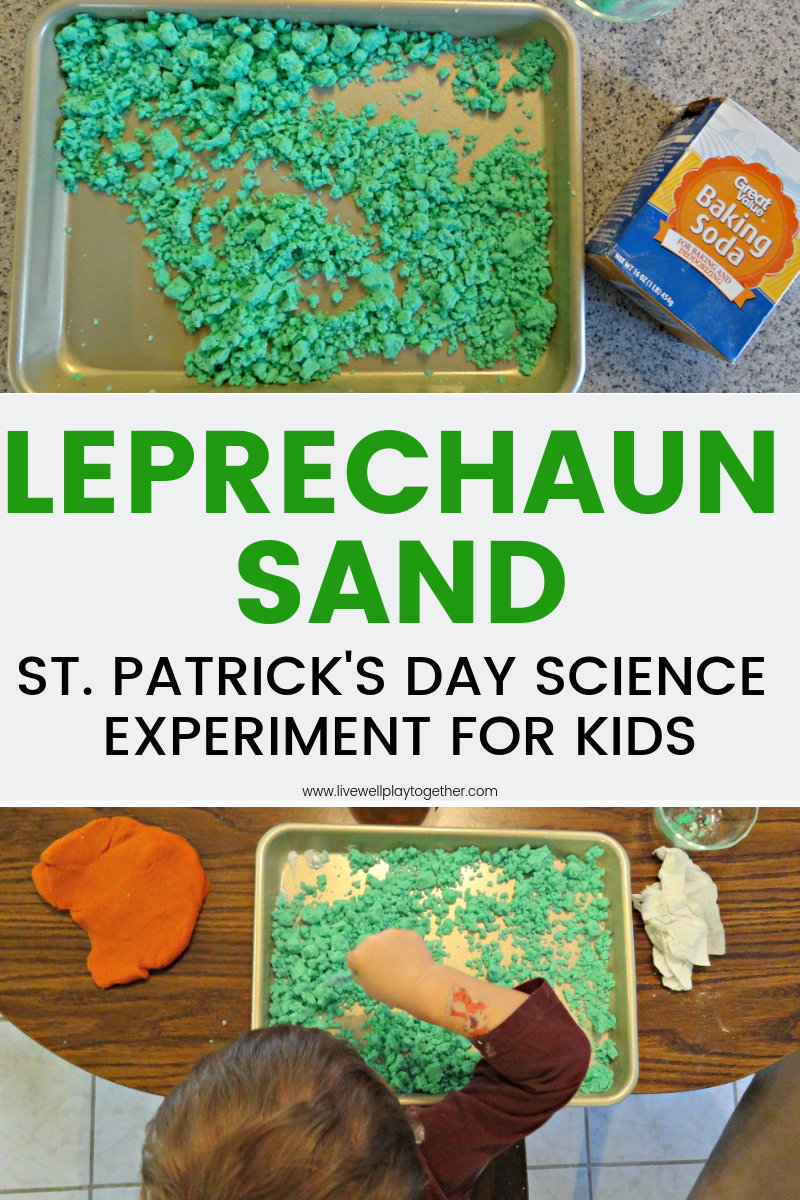 Leprechaun Sand: A Fun Science Experiment for Kids + Free Worksheet ...
