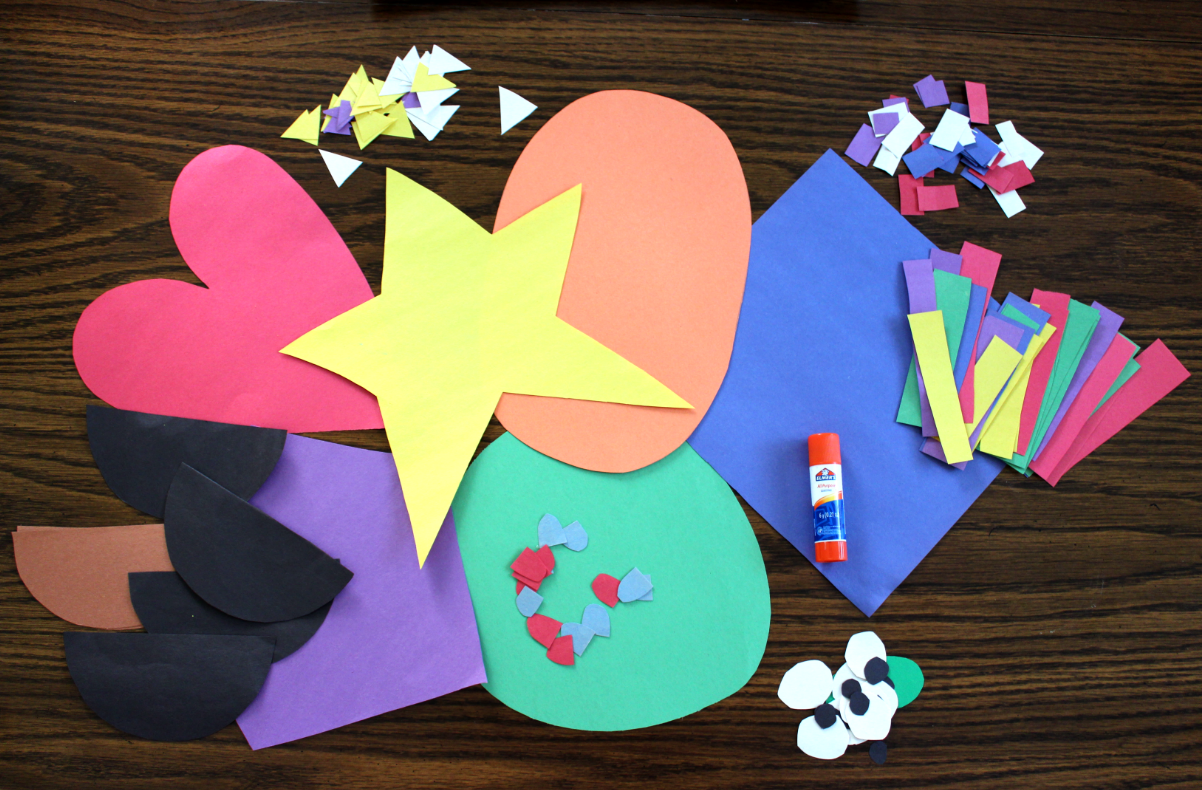 Shape Monster Craft for Kids - Live Well Play Together