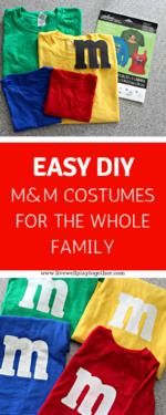 Last Minute DIY M&M Costumes - Live Well Play Together