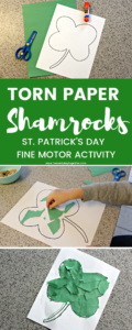 Torn Paper Shamrock: A Fine Motor Activity for St. Patrick's Day - Live ...