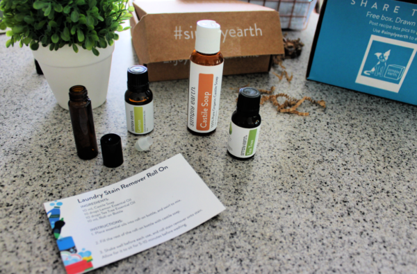 Simply Earth Essential Oils Recipe Box - Live Well Play Together