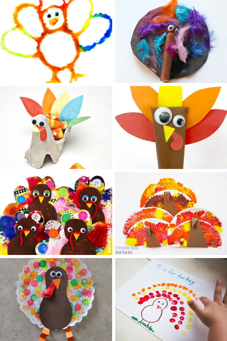 40 Thanksgiving Turkey Crafts for Kids - Live Well Play Together