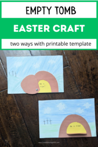 Christian Easter Craft Idea: Empty Tomb Craft Two Ways - Live Well Play ...